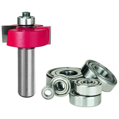 DIABLO 1/2 in. Rabbeting Bit and Bearing Set DR32502