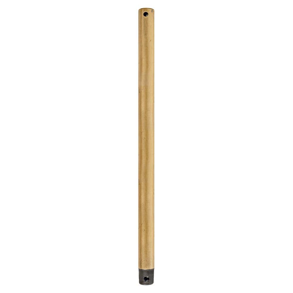 HINKLEY 18 in. Heritage Brass Ceiling Fan Extension Downrod 990018FHB ...