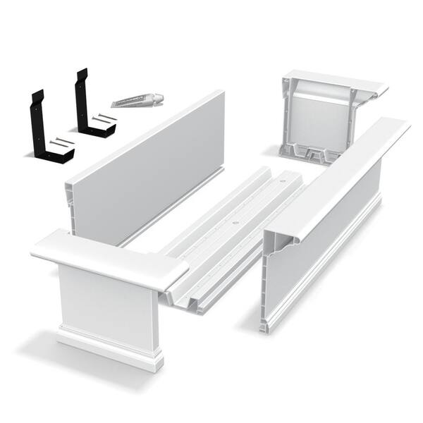 White Vinyl Window Boxes