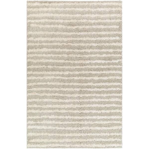 Artistic Weavers Maryland Shag Gray/Cream Stripe 8 ft. x 10 ft. Indoor ... Artistic Weavers Maryland Shag Gray/Cream Stripe 8 ft. x 10 ft. Indoor ...