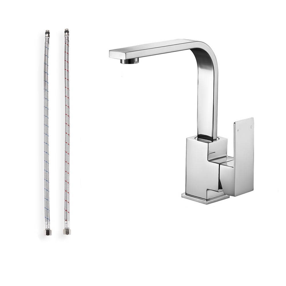 ALEASHA Single Handle Bar Faucet in Chrome AL-1A23C - The Home Depot