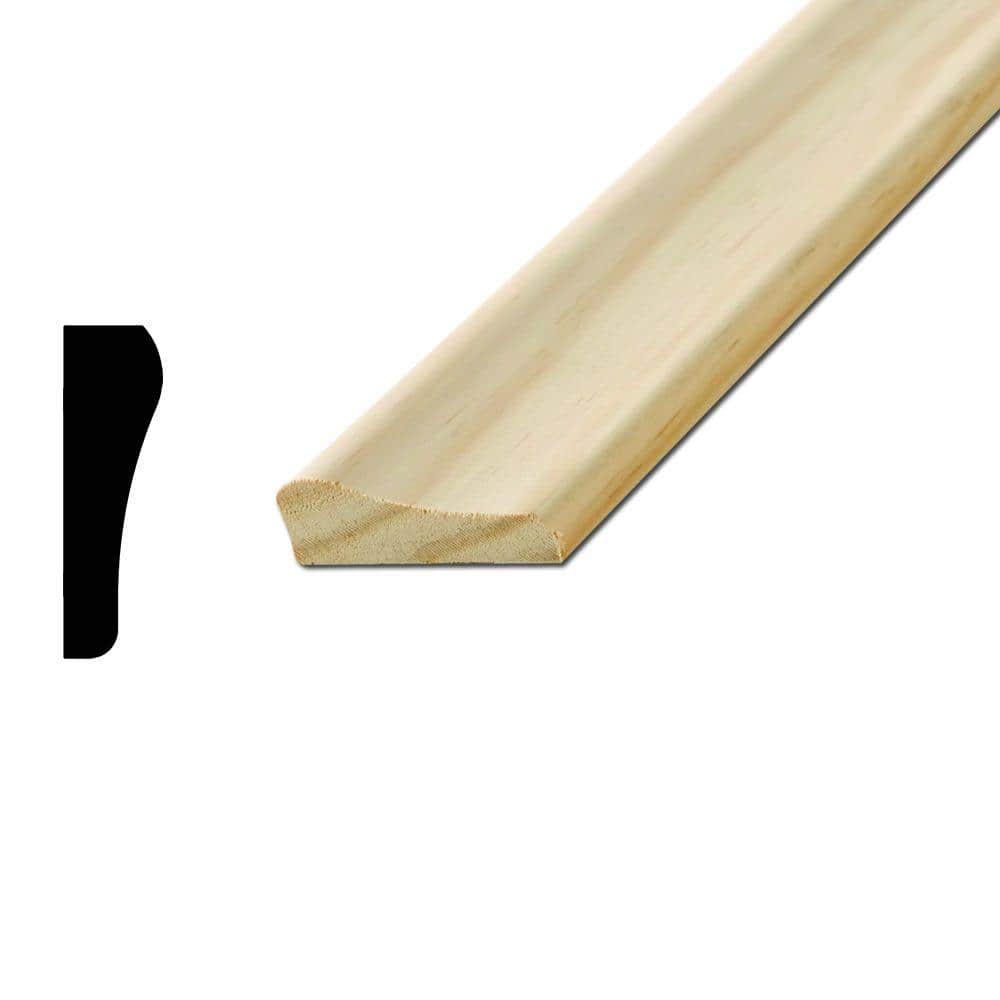 American Wood Moulding WM321 11/16 in. x 2-1/4 in. Solid Pine Casing ...