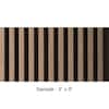 FROM PLAIN TO BEAUTIFUL IN HOURS Take Home Sample - Medium Slats 1/2 in ...