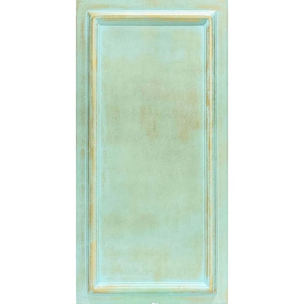 A La Maison Ceilings Framed Panel Gold Moss 1.6 ft. x 3.3 ft ...