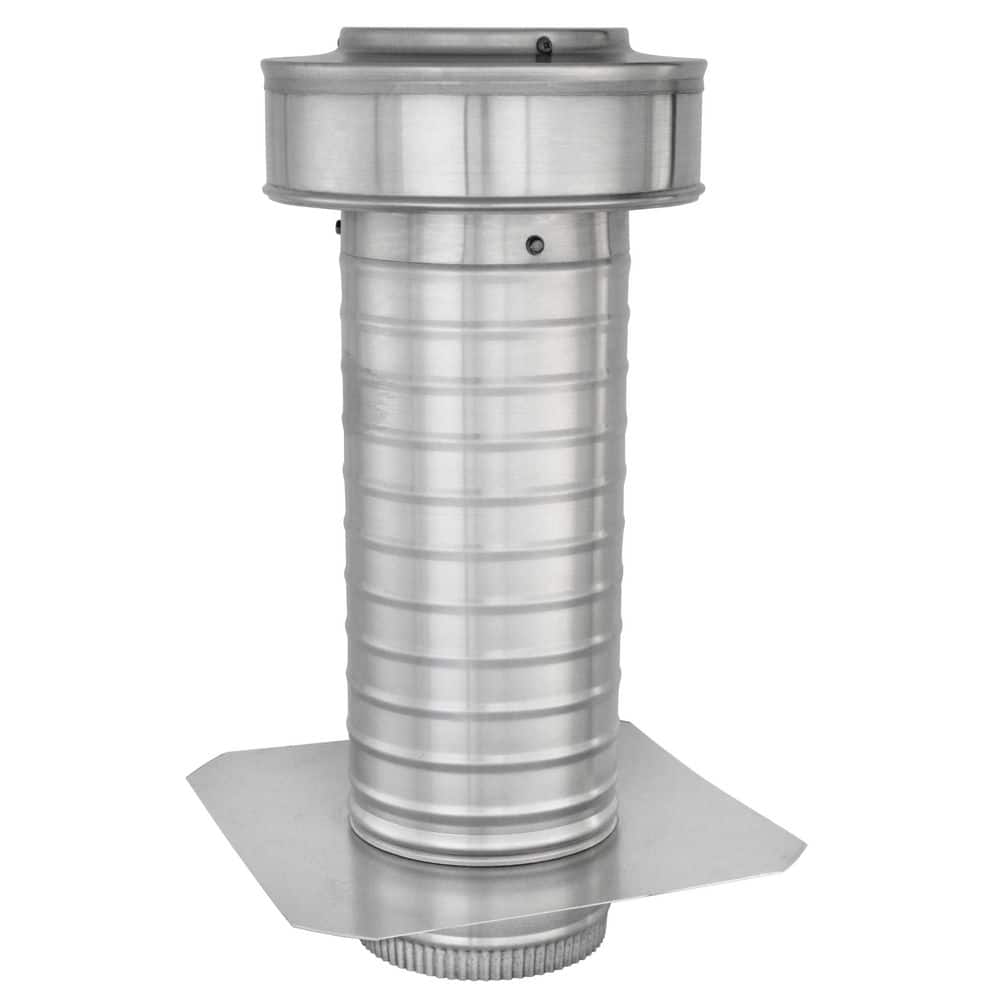 Active Ventilation 5 in. Dia. Aluminum Keepa Roof Jack with 2 in. Tail ...