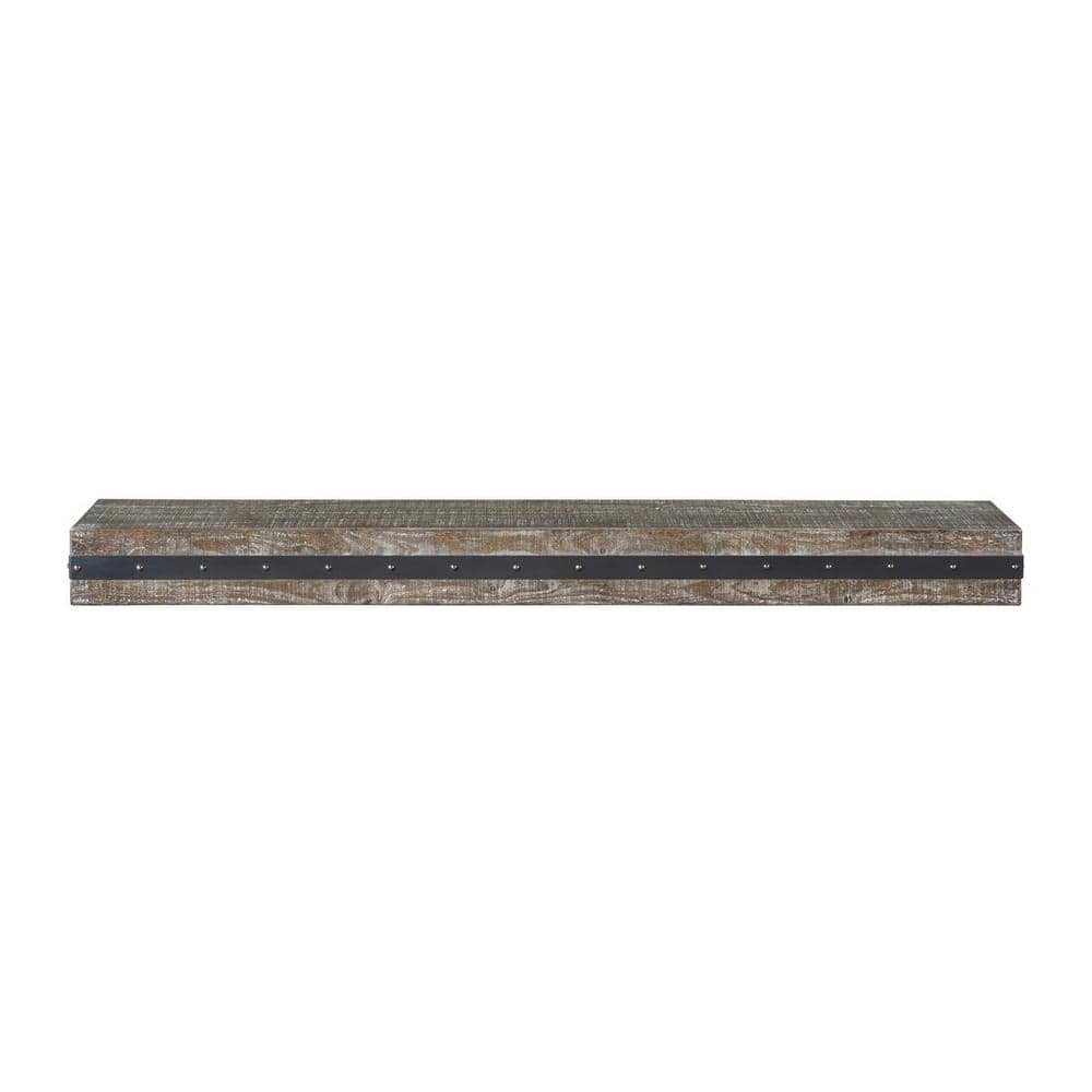 Pearl Mantels 4 ft. Gristmill Finish Cap-Shelf Mantel RPS4836563D - The ...