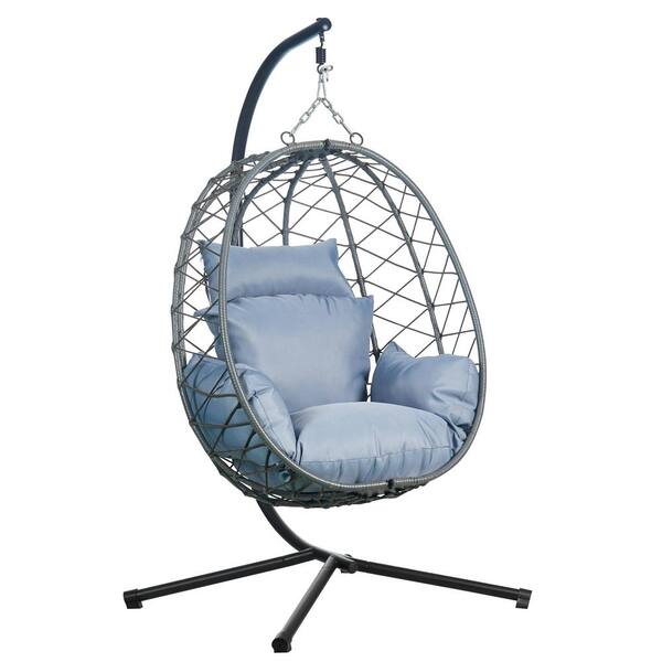 Leisuremod Summit Modern Outdoor Single Person Porch Swing Chair in ...