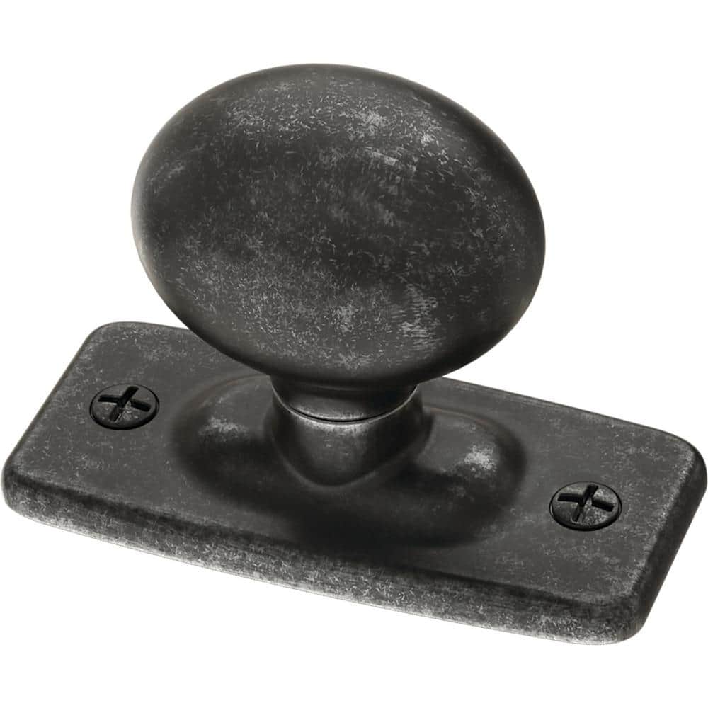 Liberty Iron Craft 1-1/4 in. (32 mm) Distressed Iron Cabinet Knob with ...