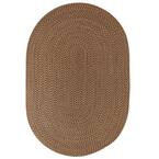Rhody Rug Westport Shades of Brown 5 ft. x 8 ft. Oval Indoor/Outdoor ...
