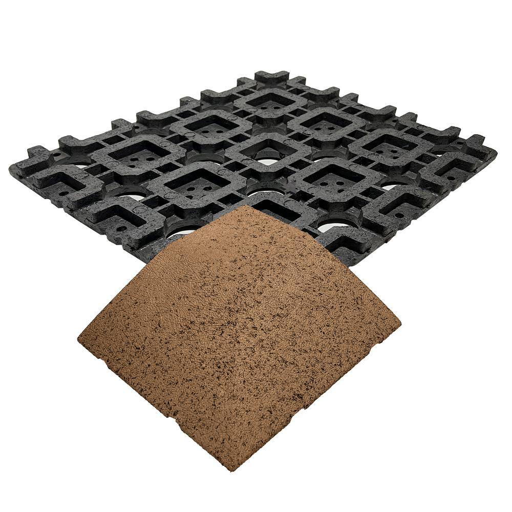 ASPIRE Transition Corner Paver 7.2 in. x 7.2 in. x 1.25 in. Olive ...