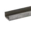 Everbilt 1 in. x 1/2 in. x 3 ft. - 1/8 in. Thick Plain Steel C-Channel ...