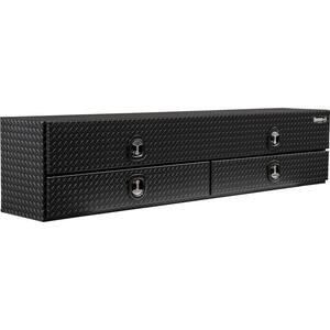 BUYERS PRODUCTS 21x18x90 In Textured Matte Black Diamond Tread Aluminum ...