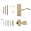 Wright Products Brass Georgian Surface Mount Latch VGL025-555 - The Home Depot