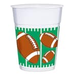 Amscan 3.75 in. x 4.5 in. 16 oz. Football Plastic Cups-429736 - The ...