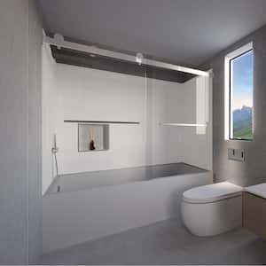 NuVo Winter White-Tetherow 60 in. L x 36 in. W x 83 in. H Rectangular ...