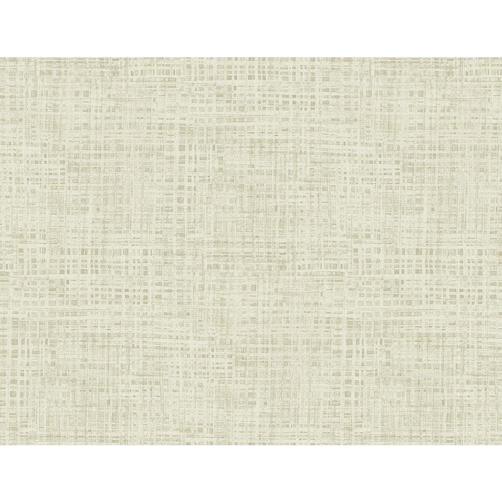 Seabrook Designs Linen Ami Faux Paper Unpasted Wallpaper Roll (60.75 sq ...