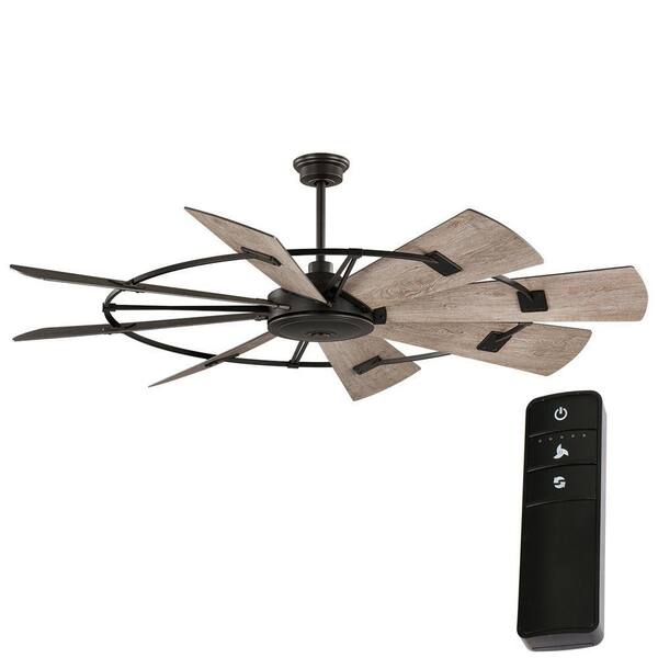 Home Decorators Collection Corinth 72 in. Indoor Matte Black Ceiling ...