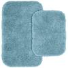Garland Rug Serendipity Basin Blue 21 in. x 34 in. Washable Bathroom 2 ...