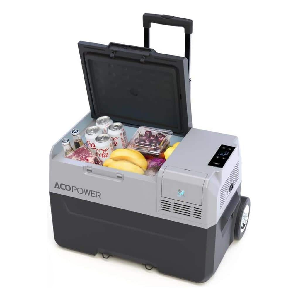AUTMOON Portable Car Refrigerator, 32 qt. Car Freezer with APP Control ...
