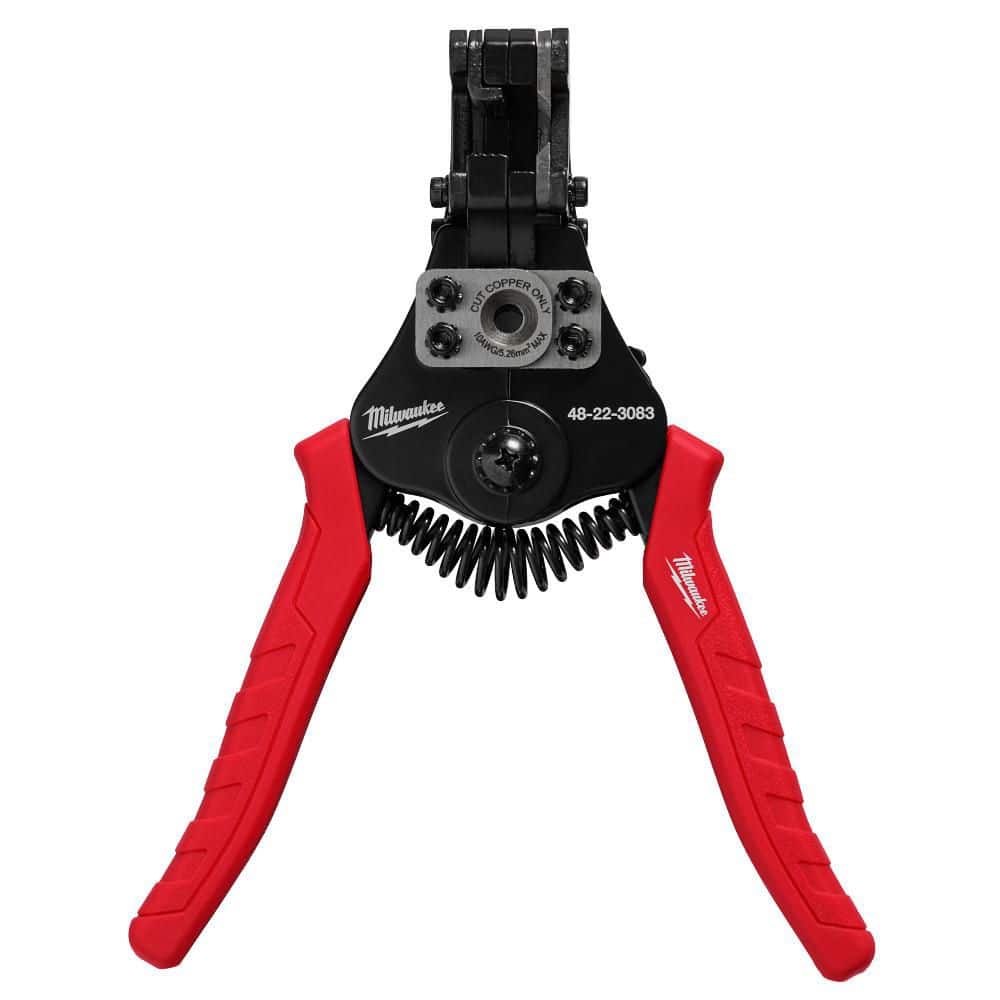 Milwaukee Automatic Wire Stripper/Cutter with Comfort Grip 48-22-3083 ...