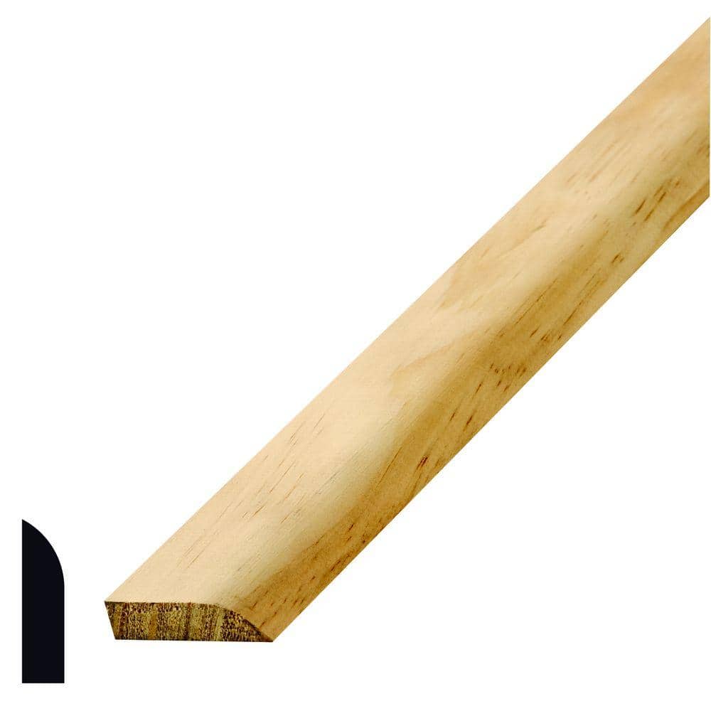 Alexandria Moulding WM 815 7/16 in. x 1-5/8 in. Pine Stop Moulding ...