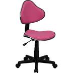 Flash Furniture Pink Fabric Ergonomic Swivel Task Chair BT699PINK