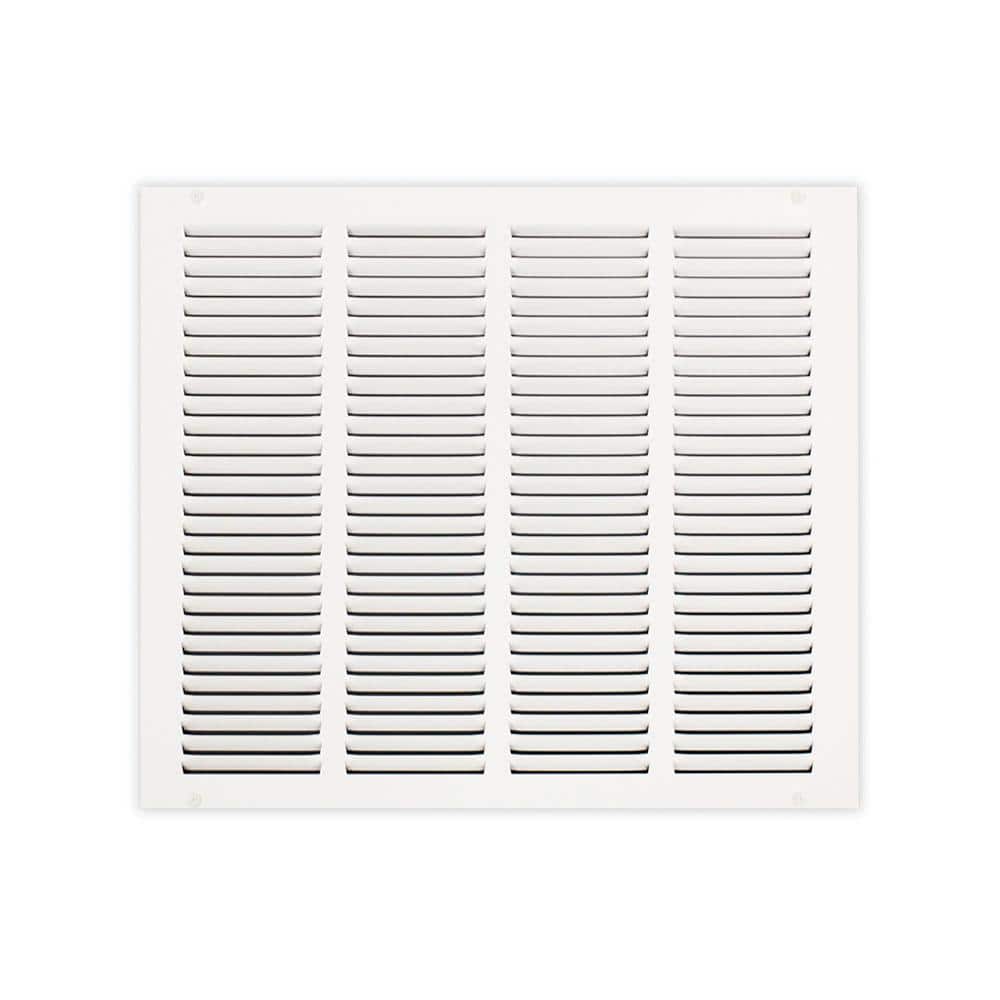 Everbilt 16 in. x 14 in. Steel Return Air Grille in White 71-11614WH ...