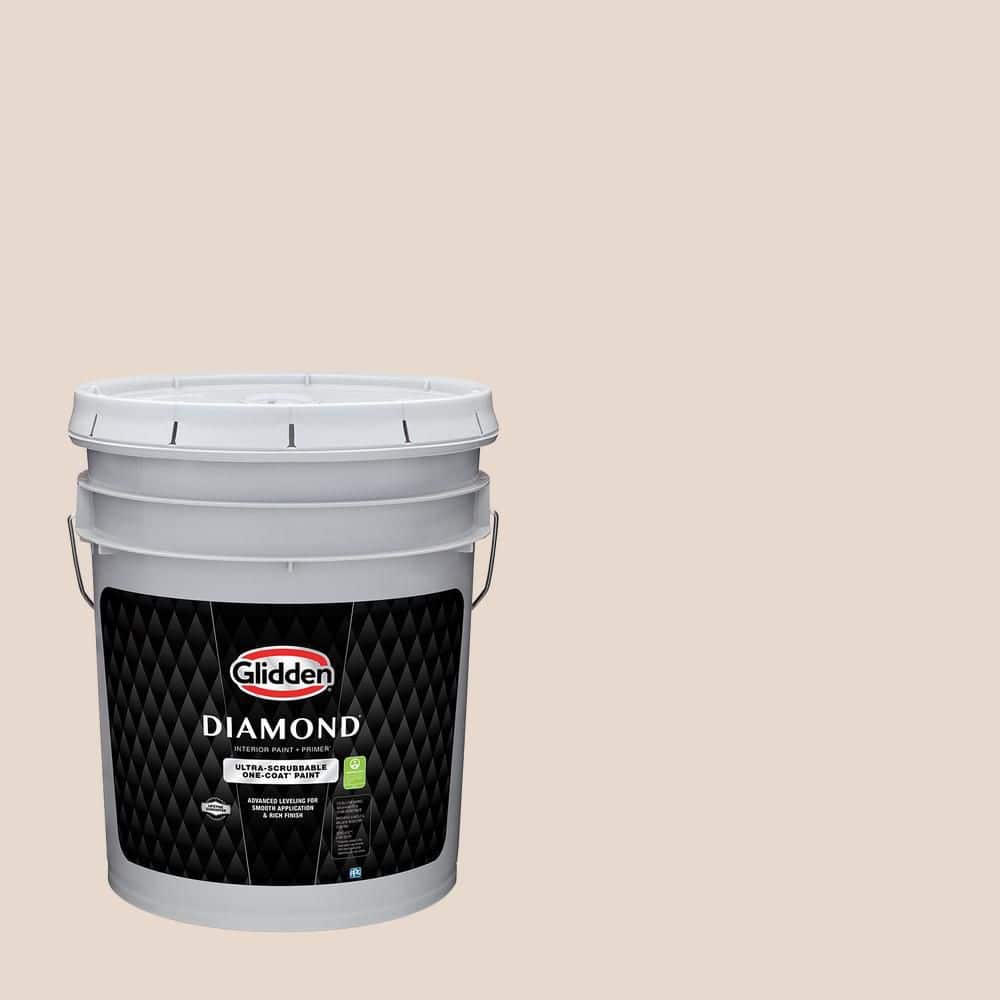 Glidden Diamond 5 gal. PPG1073-2 Malted Milk Ultra-Flat Interior Paint ...