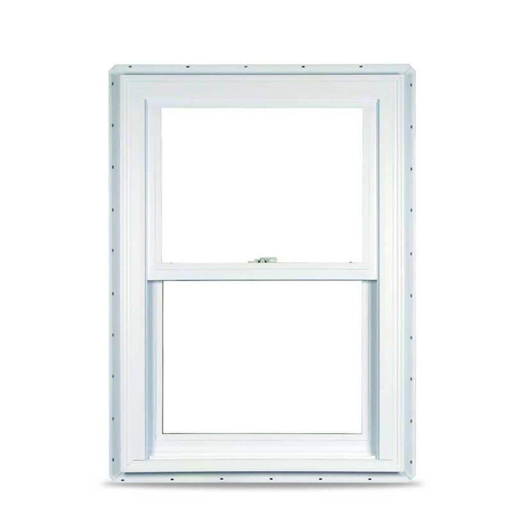 Buy 25.75 in. x 40.75 in. 70 Series Low-E Argon Glass Double Hung White ...