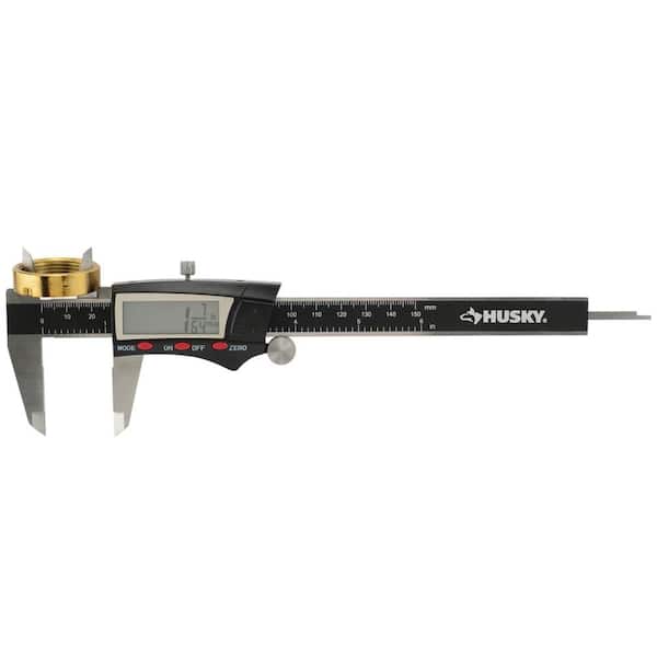 Husky 6 in. 3-Mode Digital Fractional Caliper 1467H - The Home Depot