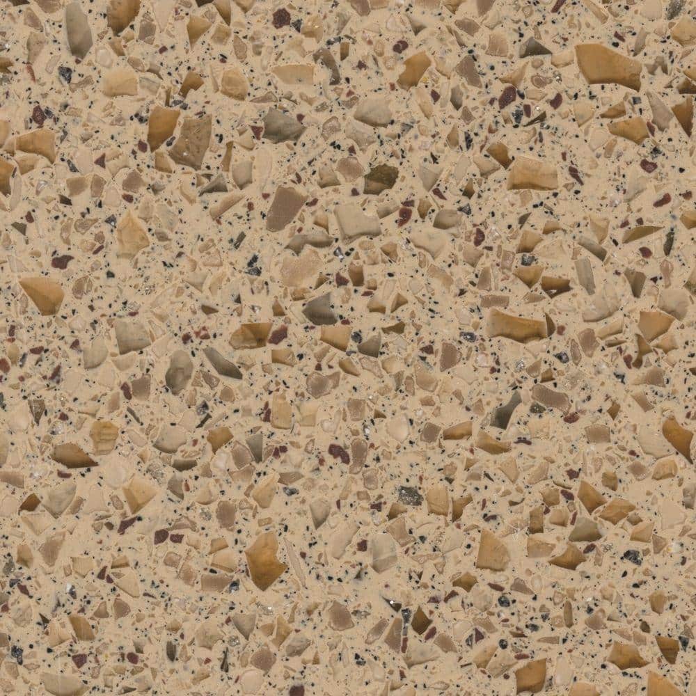 LG Hausys HI-MACS 2 in. x 2 in. Solid Surface Countertop Sample in ...