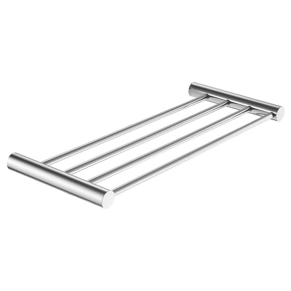 BWE 4-Bar Towel Rack Towel Shelf Wall Mounted Modern Hotel Style with ...