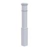 EVERMARK Stair Parts 4091 55 in. x 6-1/4 in. Primed White Box Newel ...