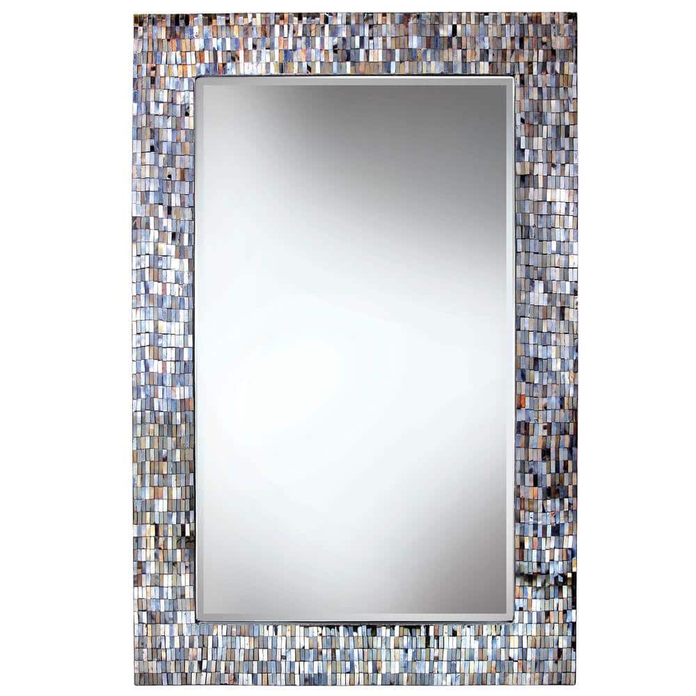 Kenroy Home Reverie 42 in. H x 28 in. W Luster Mosaic Wall Mirror 61005 ...