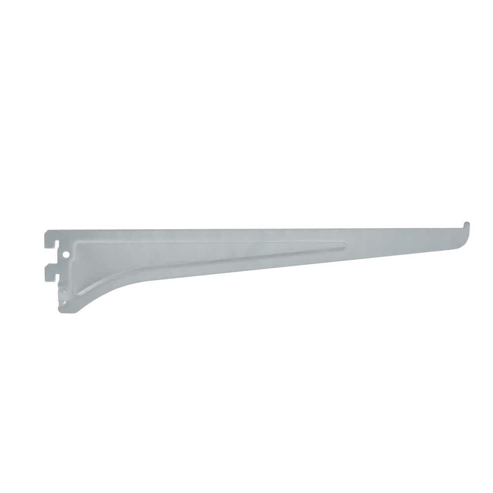 Everbilt 12 in. Light Duty Shelf Bracket - Stainless 91211 - The Home Depot