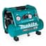 Makita Quiet Series 1-1/2 HP 3 Gal. Oil-Free Electric Air Compressor ...