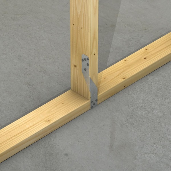 Simpson Strong-Tie H8 18-Gauge Galvanized Hurricane Tie H8 - The Home Depot