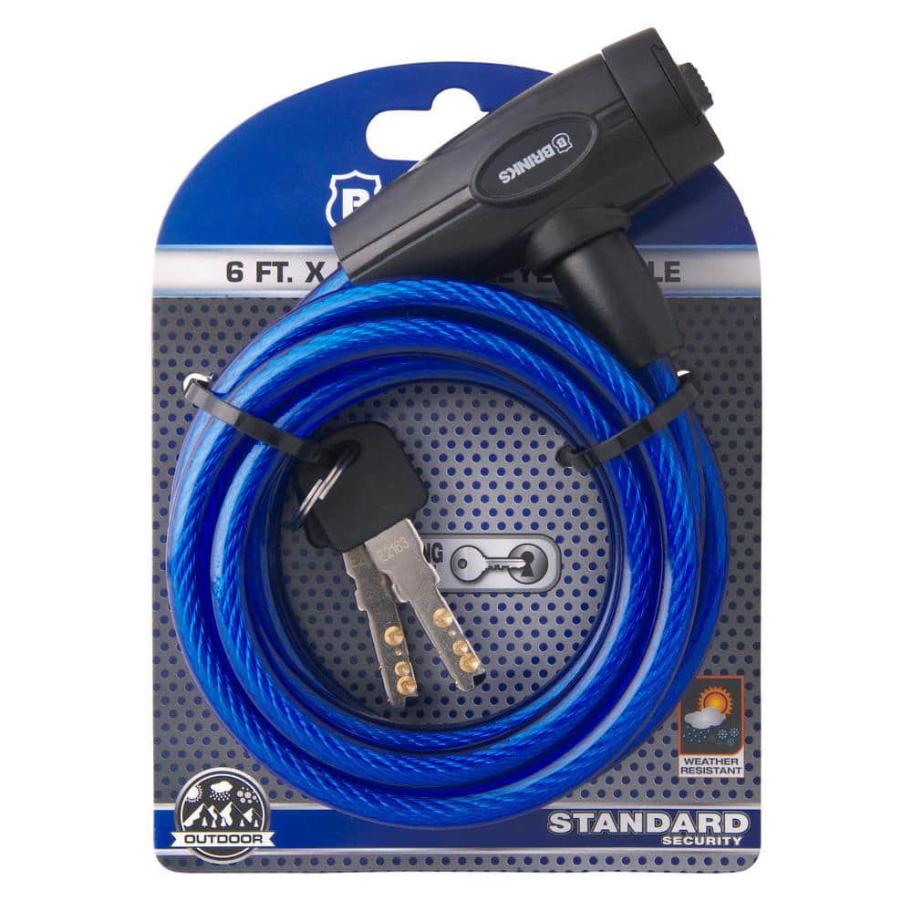 Brinks Combination Assorted Colors Cable Lock 175-14406 - The Home Depot