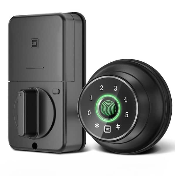 WRIGHTMASTER 3 in 1 Aluminum Smart Lock Deadbolt with App Biometric ...