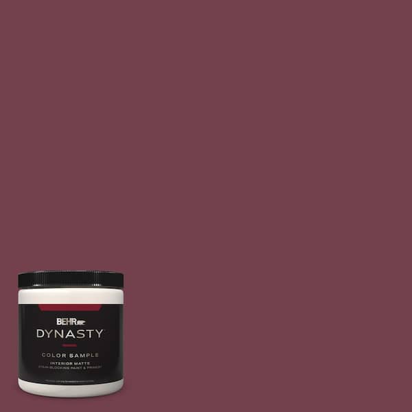 BEHR DYNASTY 8 oz. #T11-4 Blood Rose Matte Stain-Blocking Interior ...