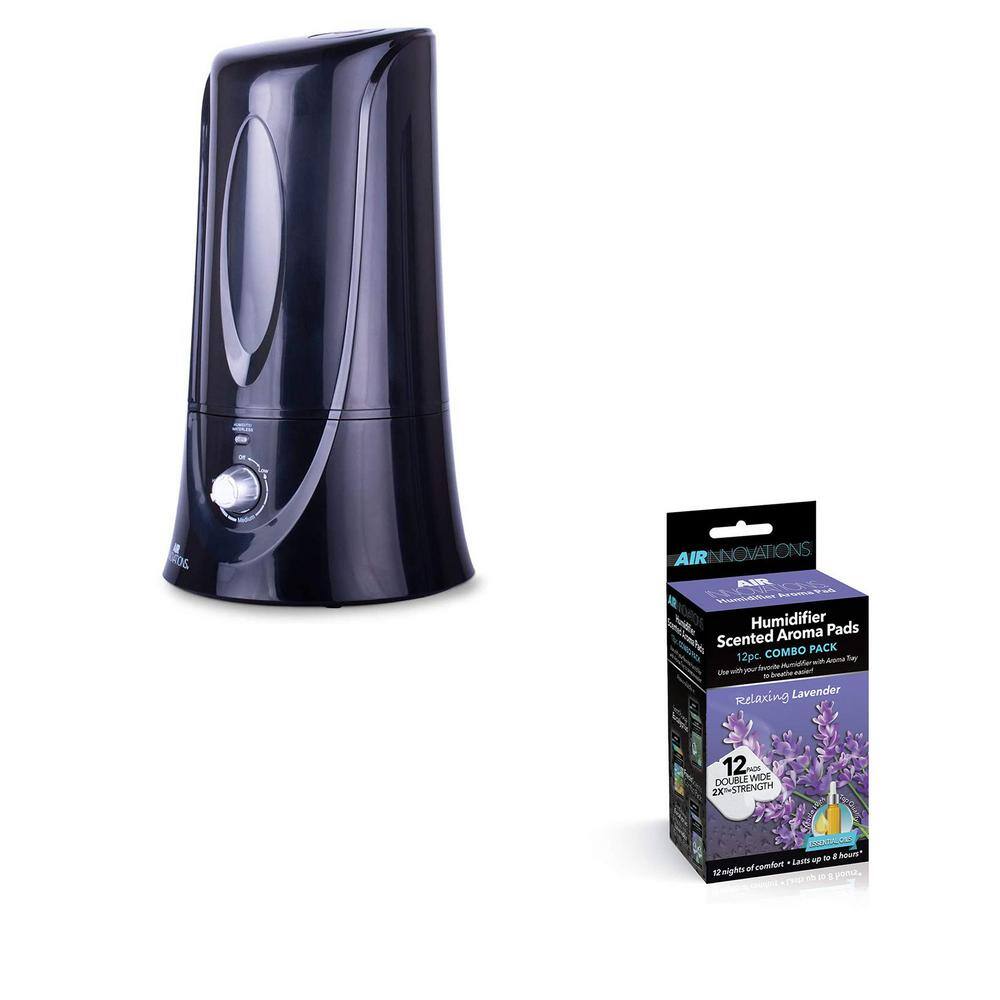 Air Innovations 1.1 Gal. Cool Mist Humidifier with Aromatherapy Refill ...