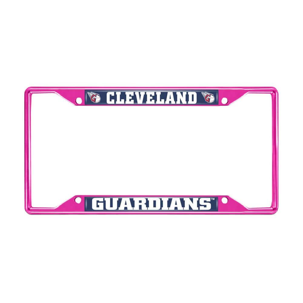 FANMATS Universal Fit MLB - Cleveland Guardians License Plate Frame ...
