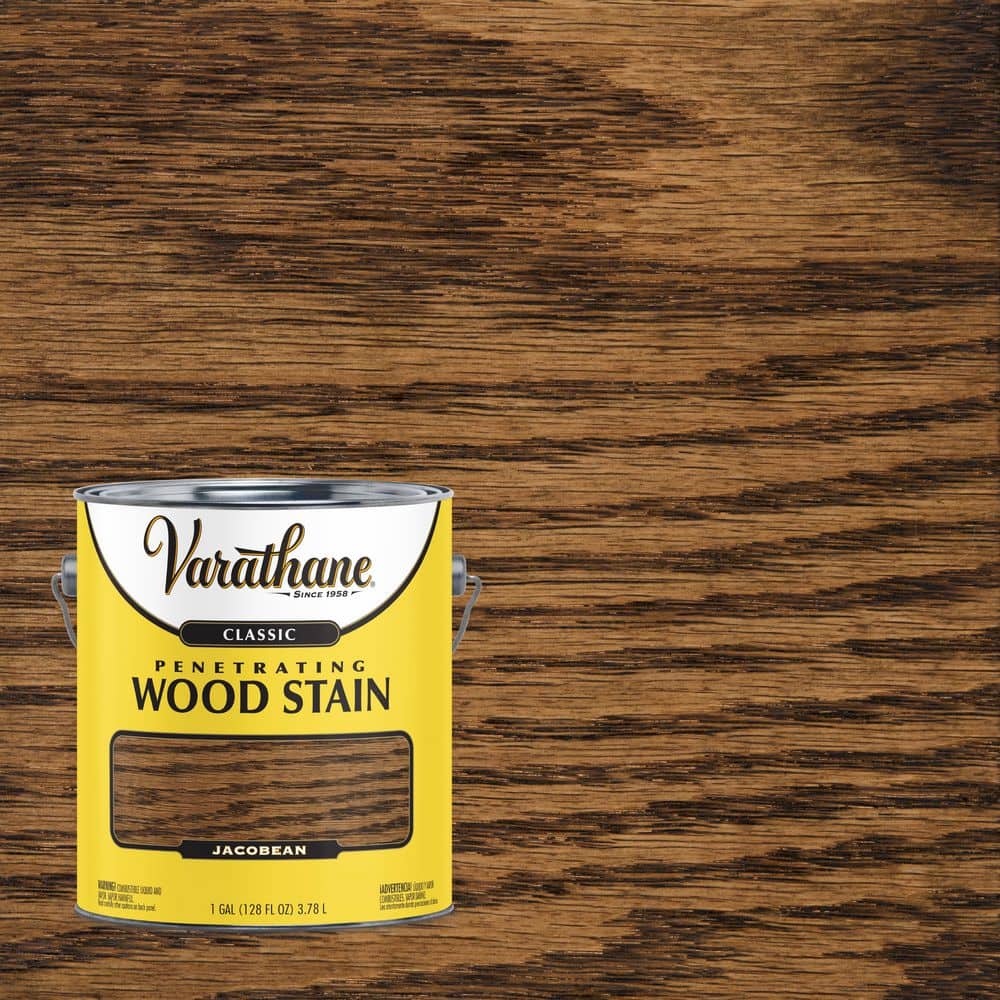 Varathane 1 gal. Jacobean Semi-Transparent Classic Interior Wood Stain ...