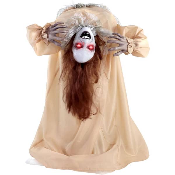 Haunted Hill Farm 3.4 ft. Life-Size Touch-Activated Animatronic ...