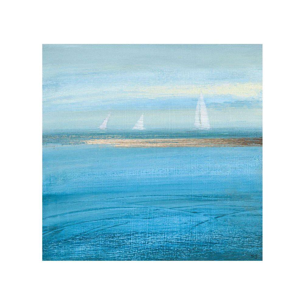 Blue Waiting On The Wind Unframed Canvas Art Print 16 in. x 16 in ...