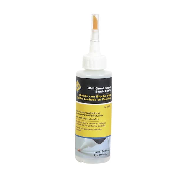 HDX 4 oz. Grout Sealer Applicator Brush Bottle for Walls 19999-12 - The ...