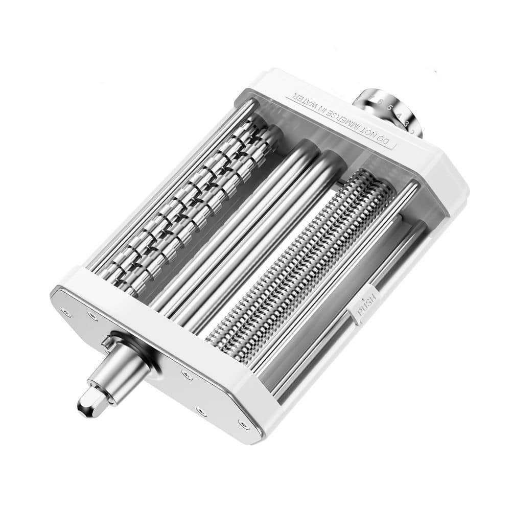 Anqtovp Stainless Steel 3-in-1 Pasta Maker Attachment with Roller ...