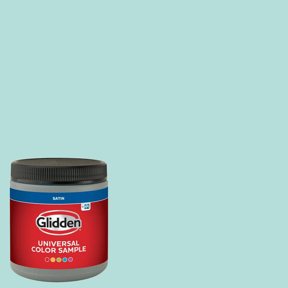 Glidden 8 oz. PPG1231-3 Minerva Satin Interior Paint Sample PPG1231-3P ...