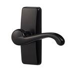 IDEAL Security Painted Black Storm Door Lever Handle Set-SKGLWBLUS ...