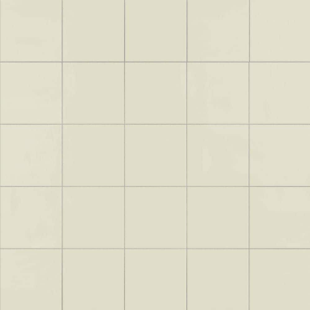 Merola Tile Monocolor Nacar 7-7/8 in. x 7-7/8 in. Ceramic Floor and ...